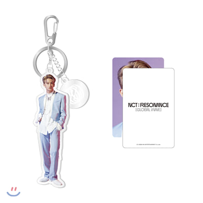 [MARK] NCT ACRYLIC KEY RING+PHOTO CARD SET NCT : RESONANCE [GLOBAL WAVE ...