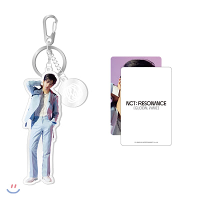 [JISUNG] NCT ACRYLIC KEY RING+PHOTO CARD SET NCT : RESONANCE [GLOBAL ...